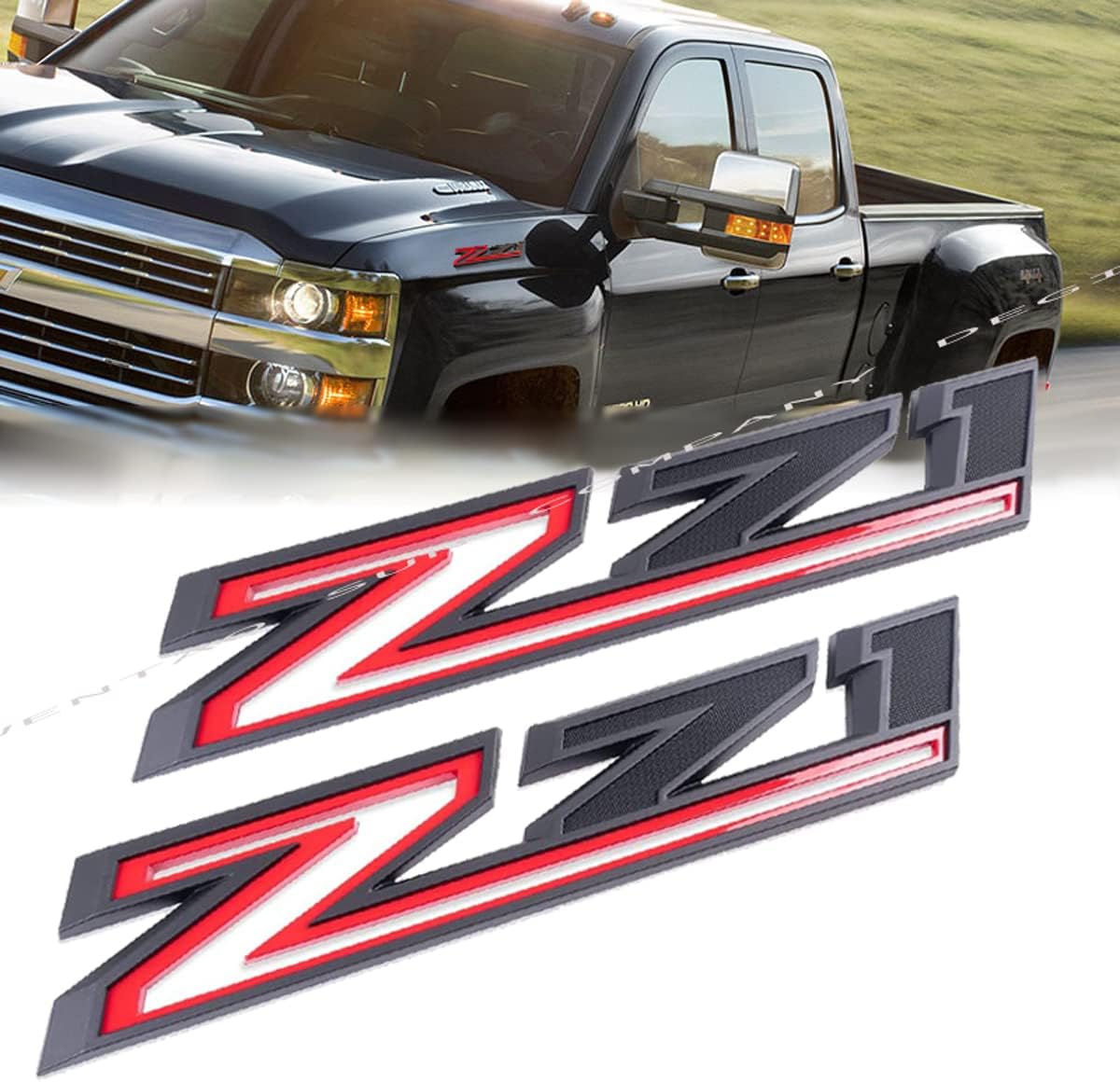 Amazon.com: 2Pcs Z71 3D Badge Emblems Replacement for 2019-2021 ...