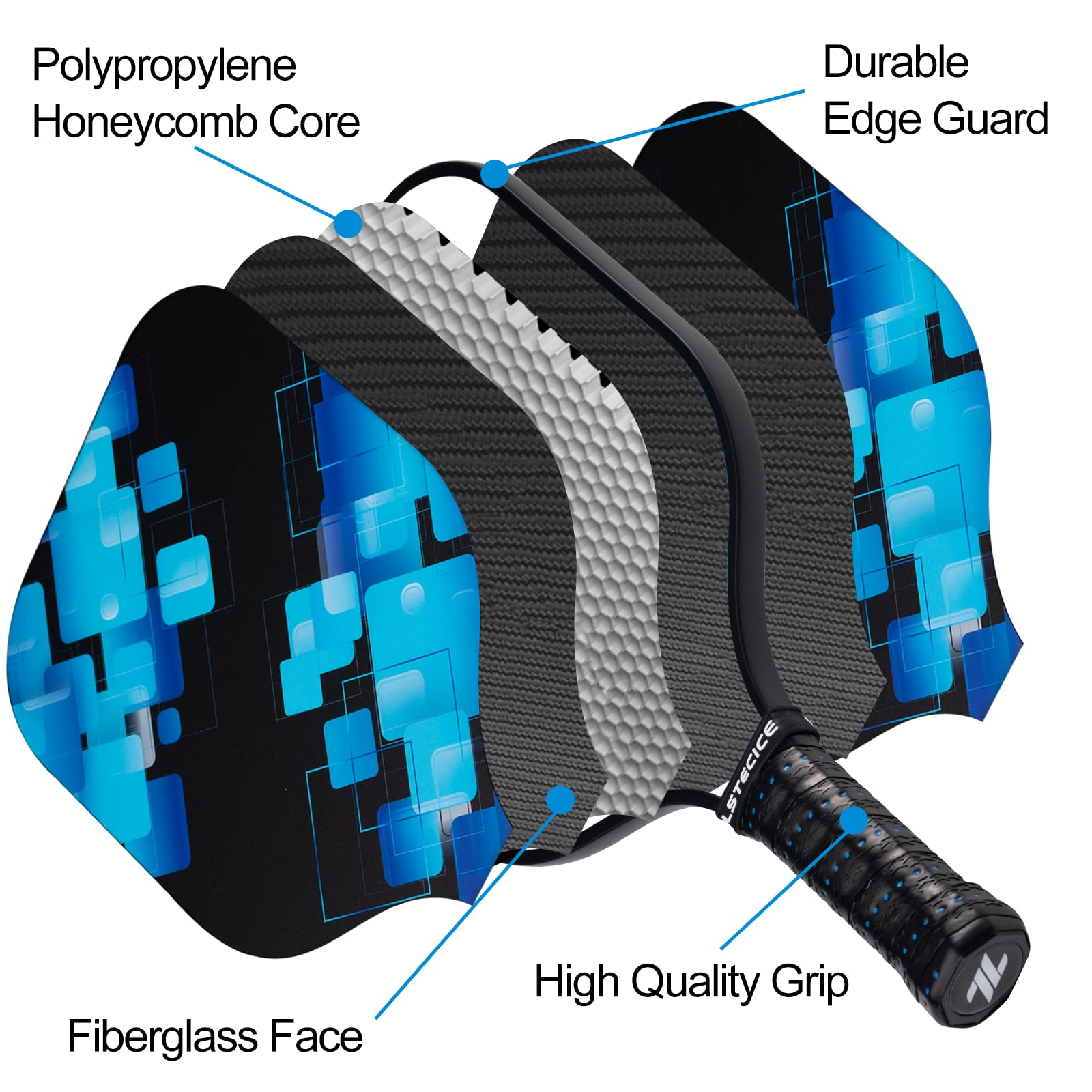 Snapklik.com : Pickleball Paddles, USAPA Standard Fiberglass Surface ...