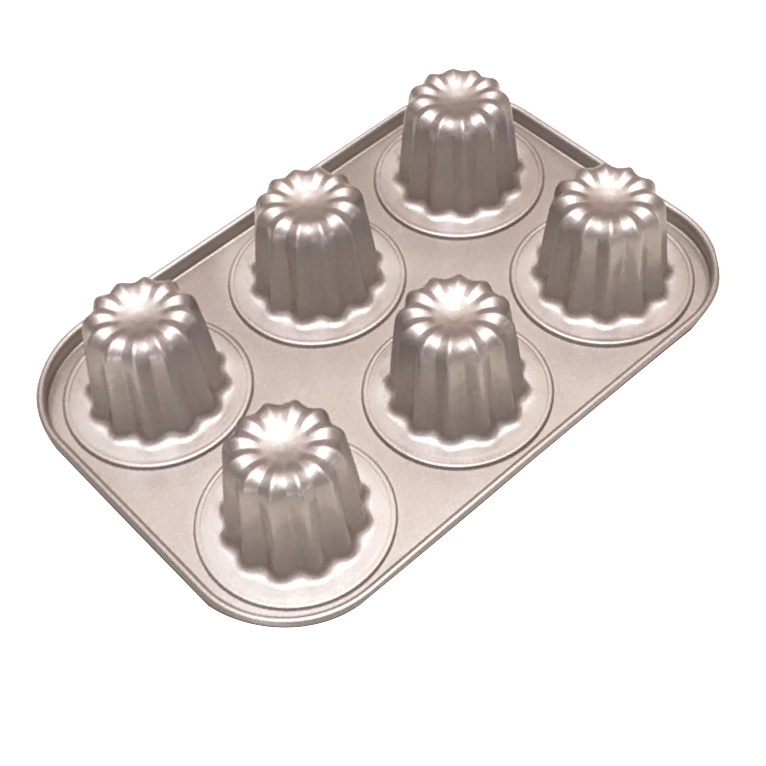 Cannele Mold Nonstick Muffin Cupcake Pan Carbon Steel Canele Cake ...