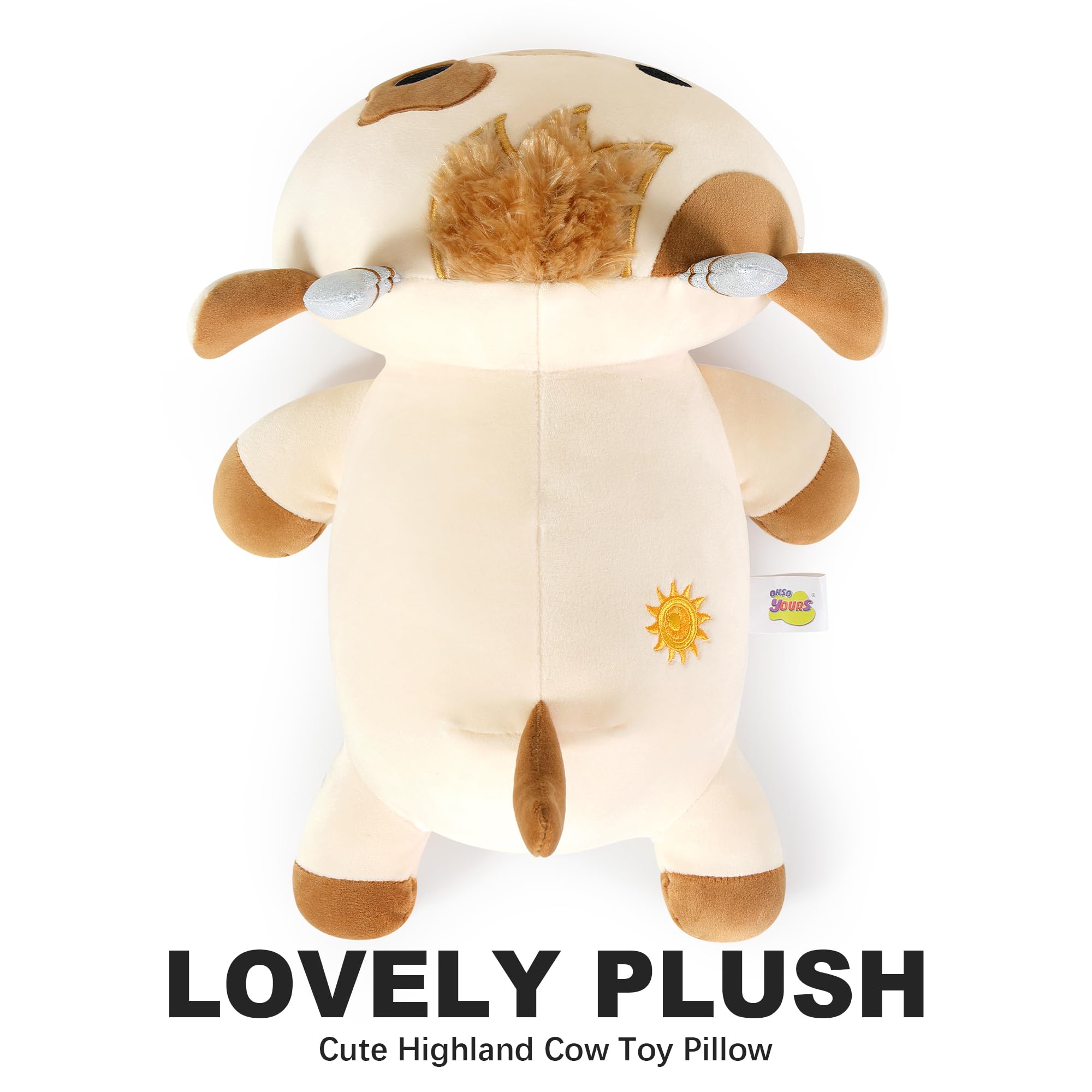 Snapklik.com : Onsoyours Cute Cow Plushie, Soft Stuffed Highland Cow ...