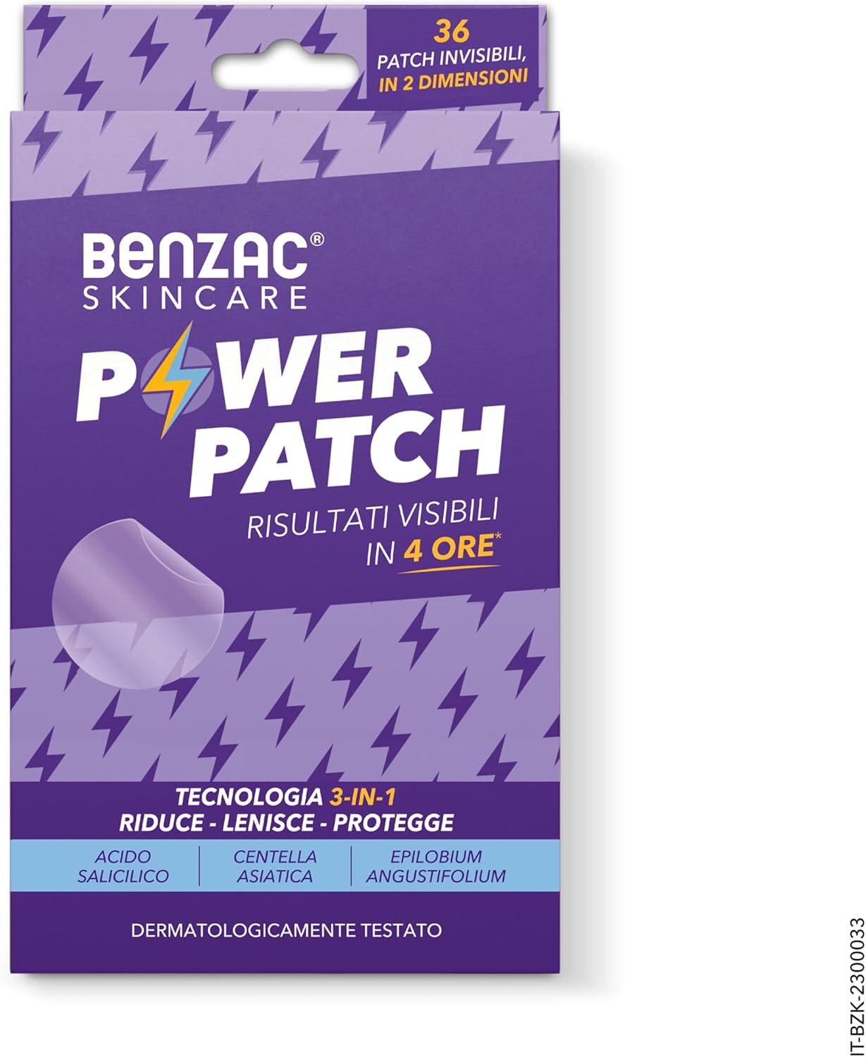 Benzac Skincare Power Patch, Anti Acne e Brufoli, Risultati Visibili in ...