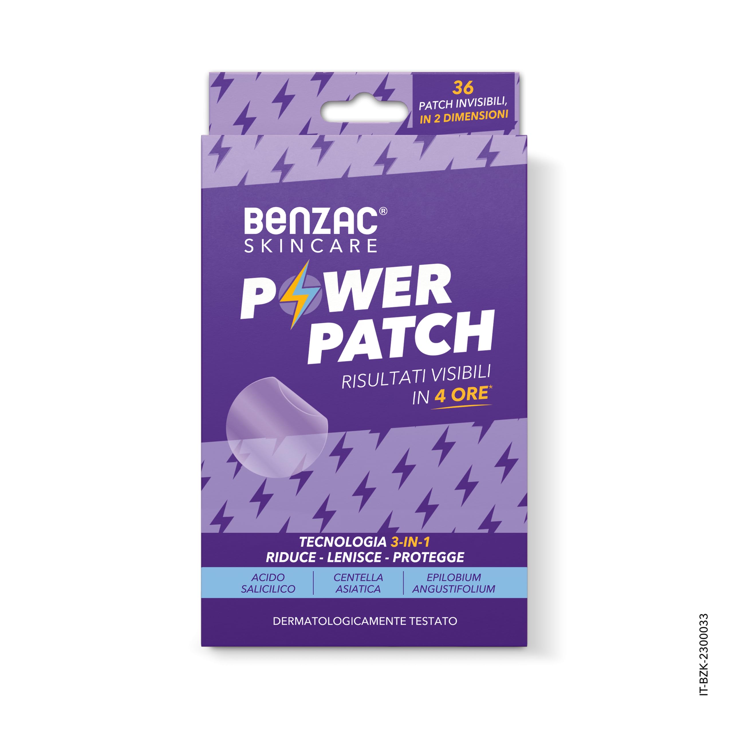 Benzac Skincare Power Patch, Anti Acne e Brufoli, Risultati Visibili in ...