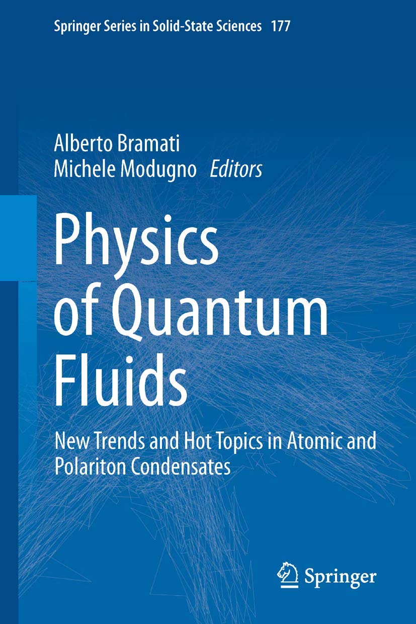 Amazon.com: Physics of Quantum Fluids: New Trends and Hot Topics in ...