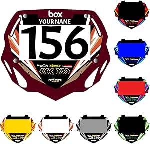 Amazon.com: Kalair GFX Custom BMX Box Two Number Plate Decal ...