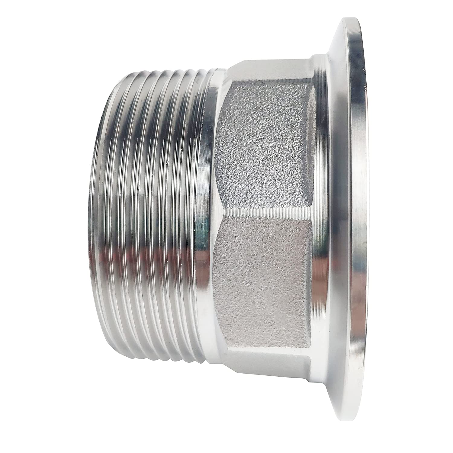 Snapklik.com : 2.5" Sanitary Tri Clamp Tri Clover Fittings To NPT 2 ...