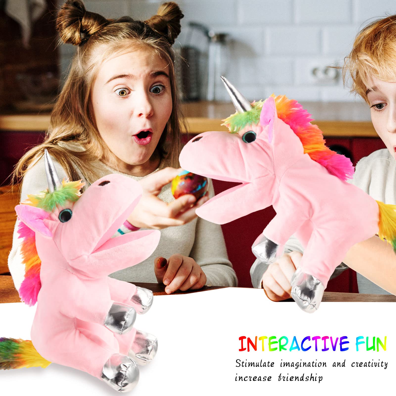 Jeffy Puppet RAINBOW UNICORN SUPER FLOPSIE - THE TOY STORE Amazon Show