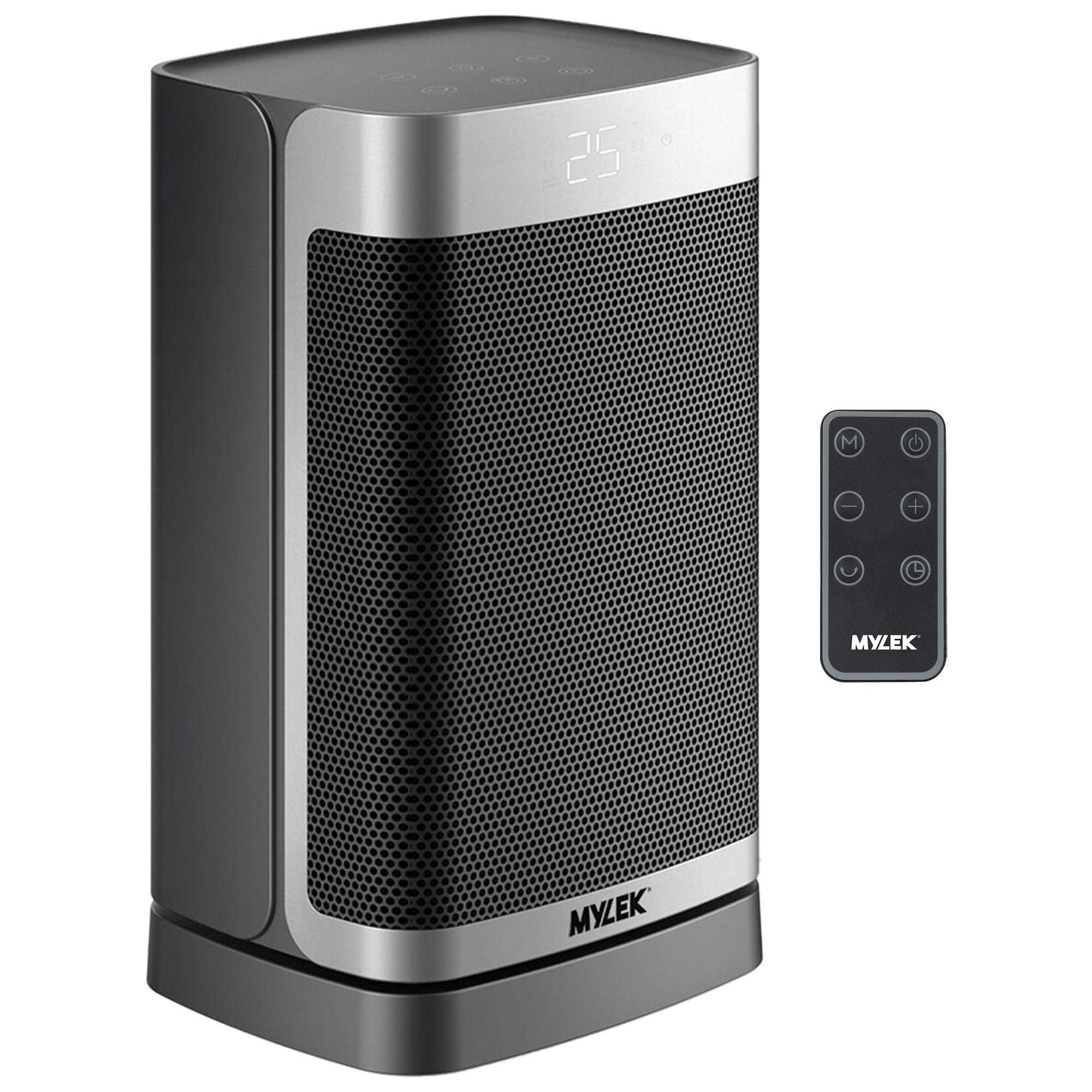 Mylek Electric Fan Heater 1500W, Ceramic Portable Silent Space Energy ...