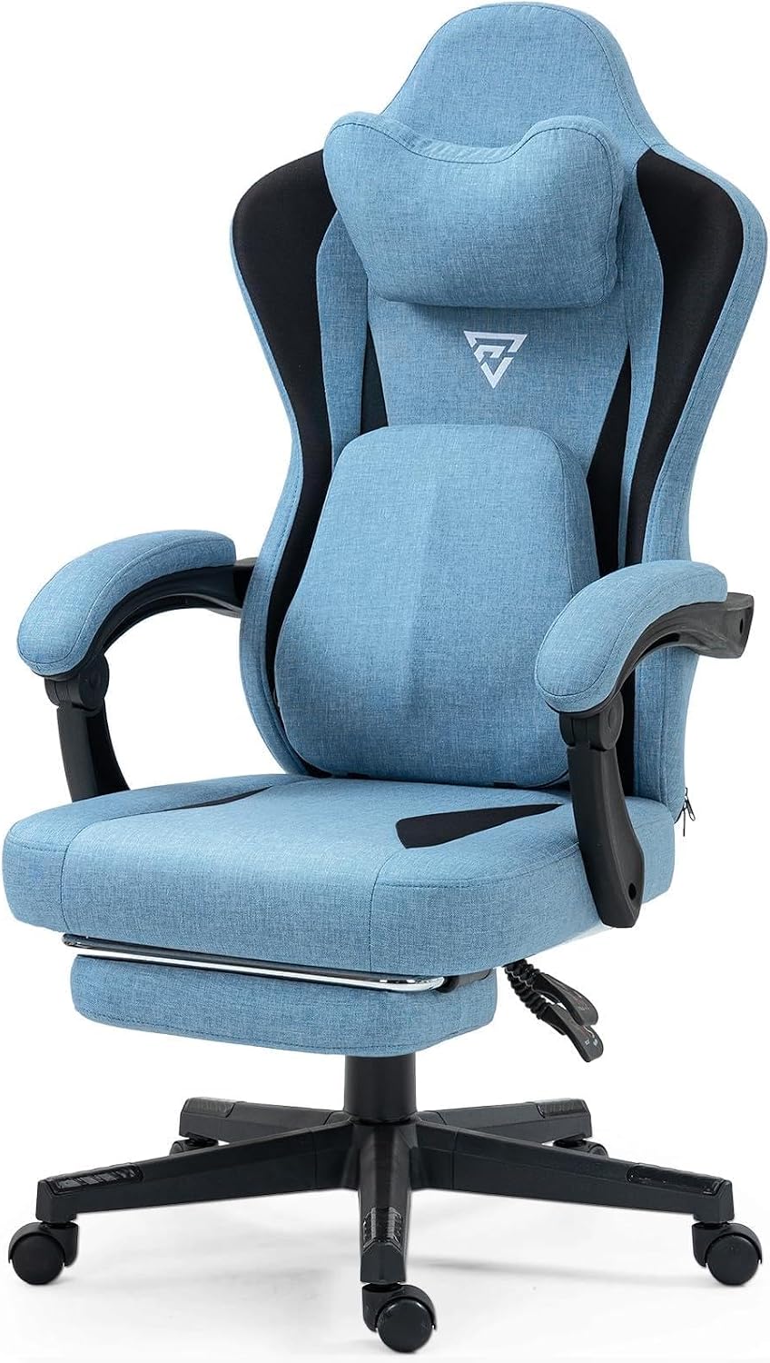 Amazon.com: Vigosit Computer Gaming Chair with Heated Massage Lumbar ...