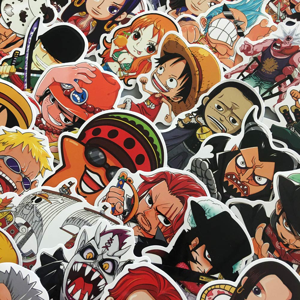 One Piece Anime Sticker Pack of 60 Stickers Aesthetic Anime Stickers ...