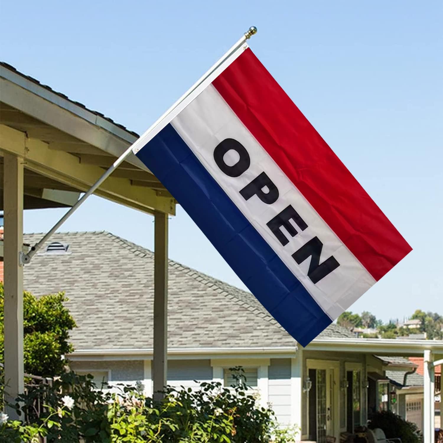 Amazon.com : Embroidery Open Flag for Businesses Outside 3x5 Outdoor ...