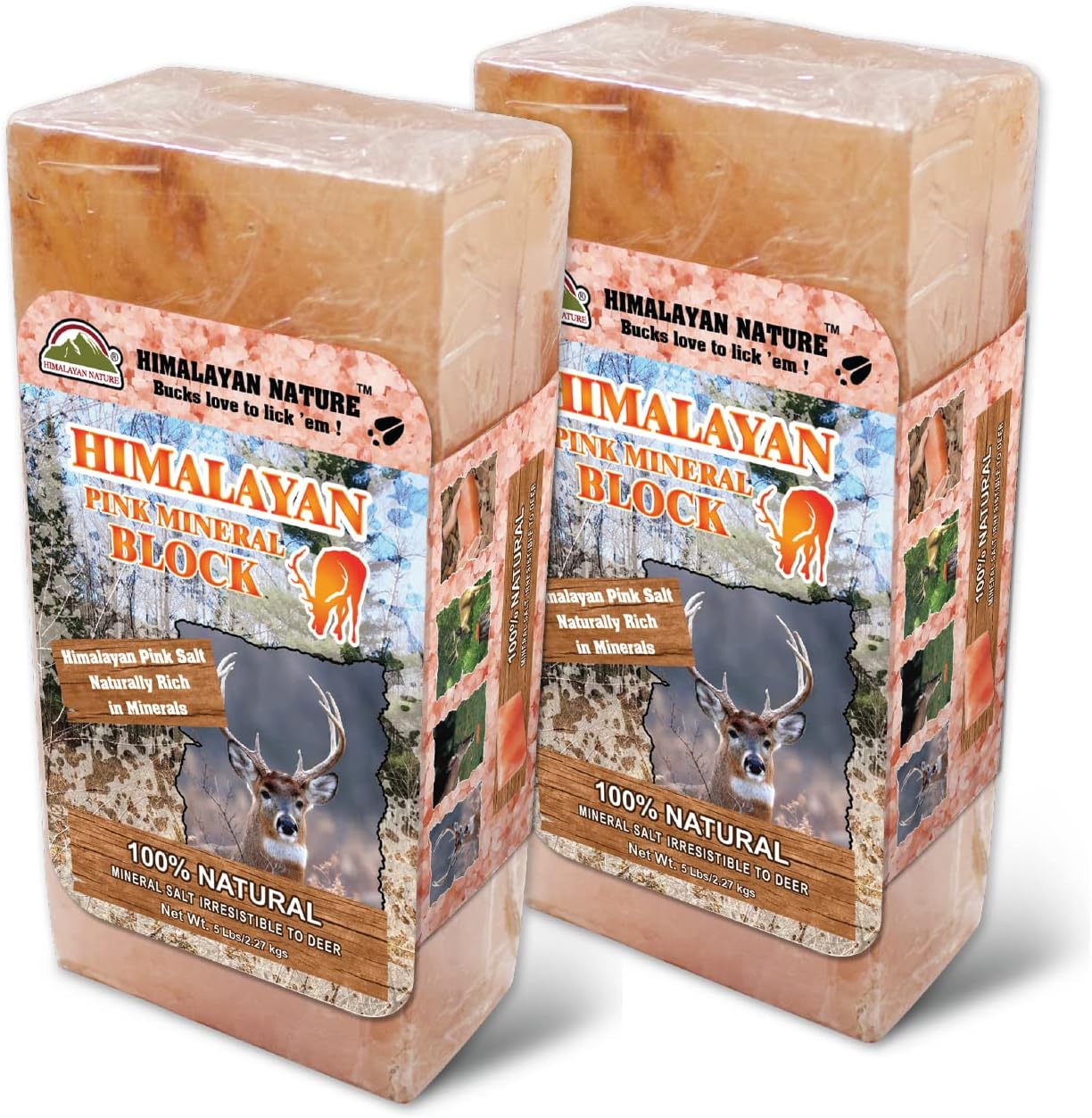 Amazon.com: Himalayan Nature 100% Natural Himalayan Rock Deer Salt ...