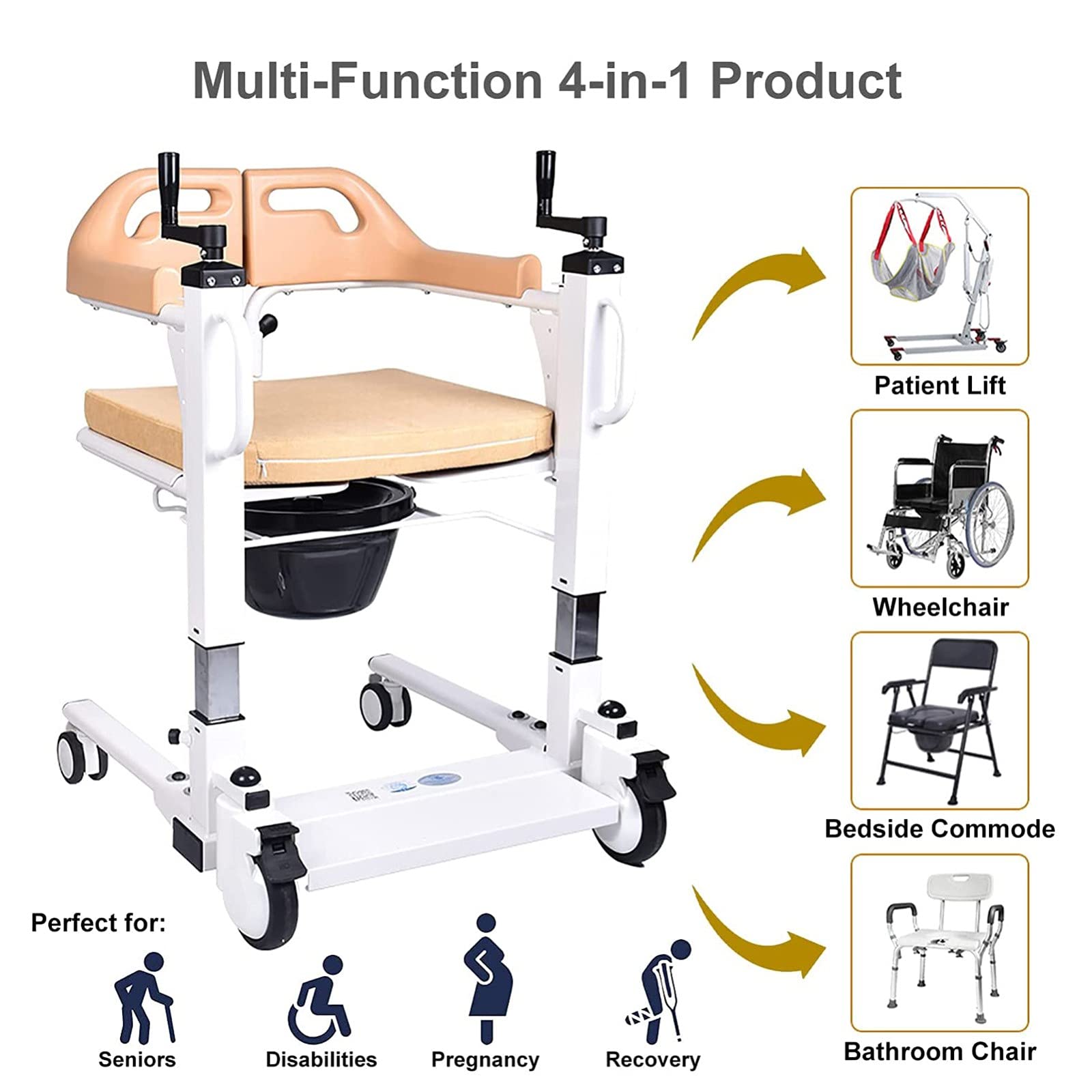 Commode Lift OnCare® LiftSeat® Powered Toilet Lift™ Demo Video