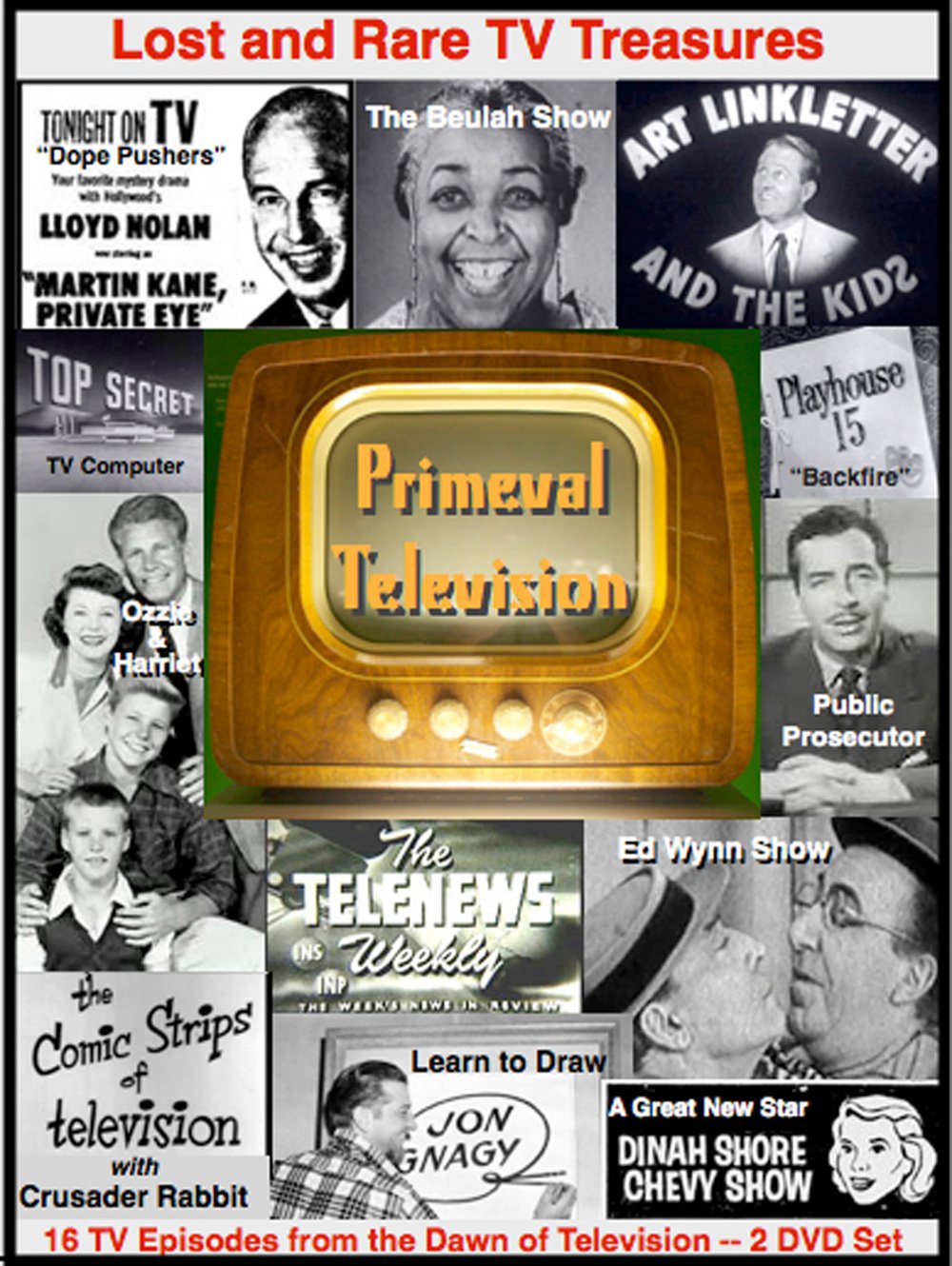 Amazon.com: PRIMEVAL TELEVISION (2 DVDs): 16 Lost and Rare TV Shows and ...