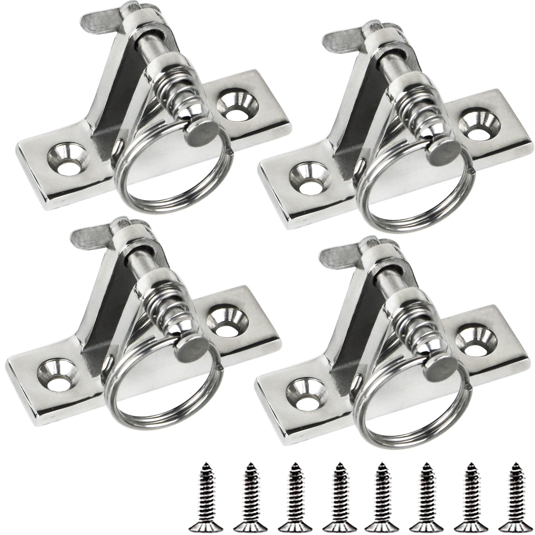 Snapklik.com : YANYUCB Boat Bimini Top Deck Hinge Fitting Concave Base ...