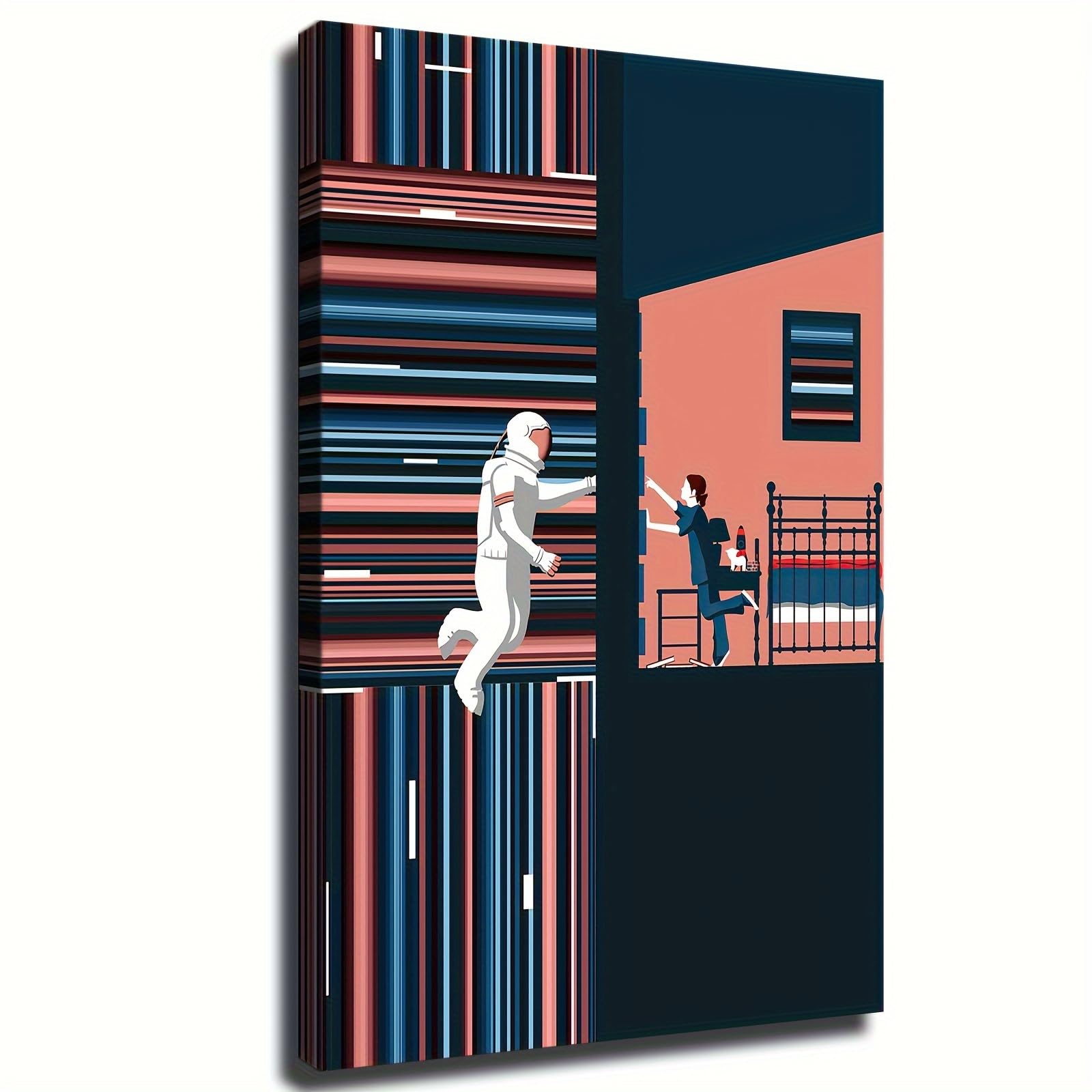 Amazon.com: Movie Poster Interstellar Time and Space Dimension Canvas ...
