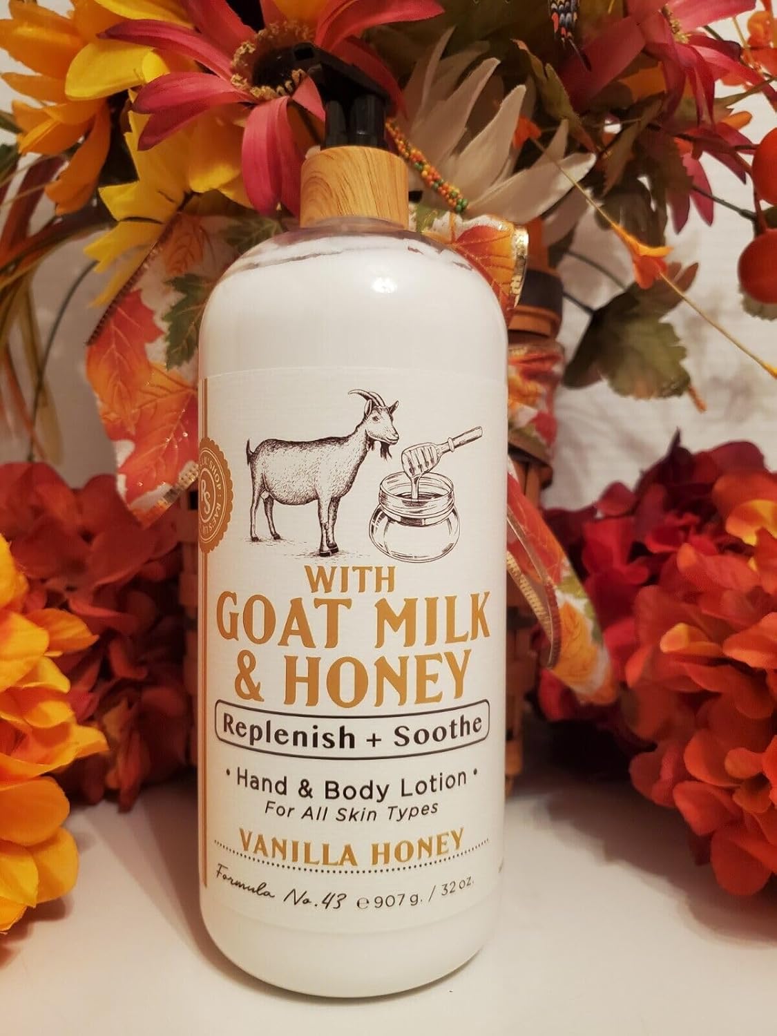 Amazon.com : GOAT MILK & HONEY BODY & HAND LOTION VANILLA HONEY FOR ALL ...