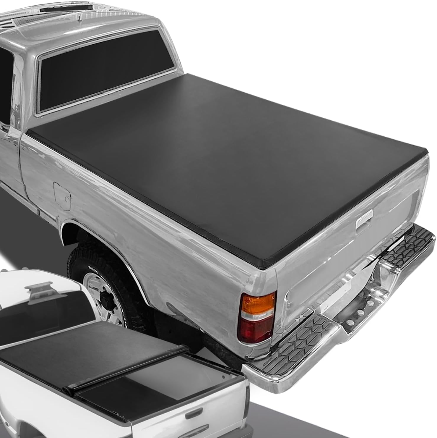 Amazon.com: DNA Motoring TTC-RU-051 Pickup Truck Bed Top Roll-Up Vinyl ...