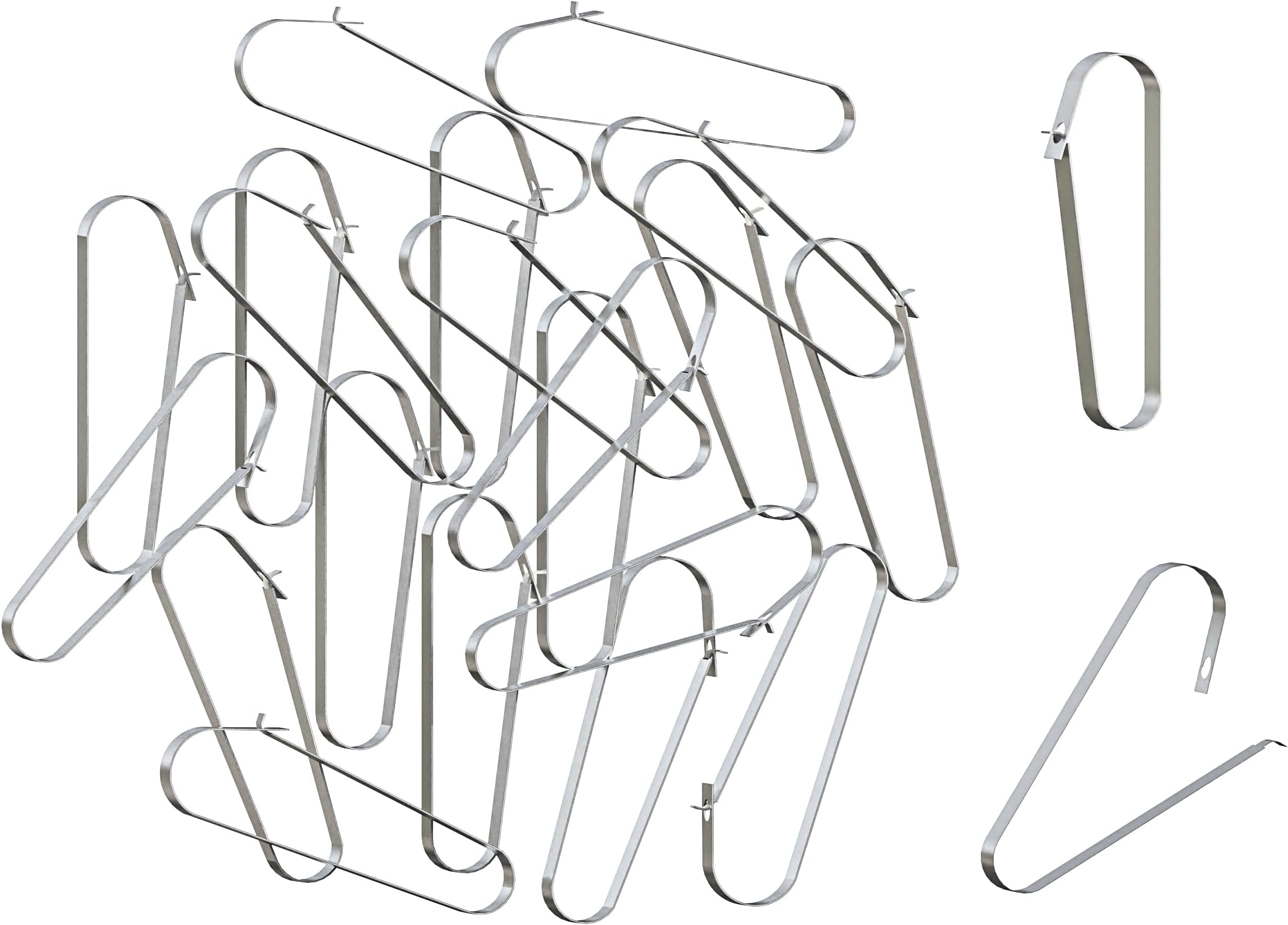 Amazon.com : 30 Pcs Real Estate Sign Rider Clips Hanging Stainless ...