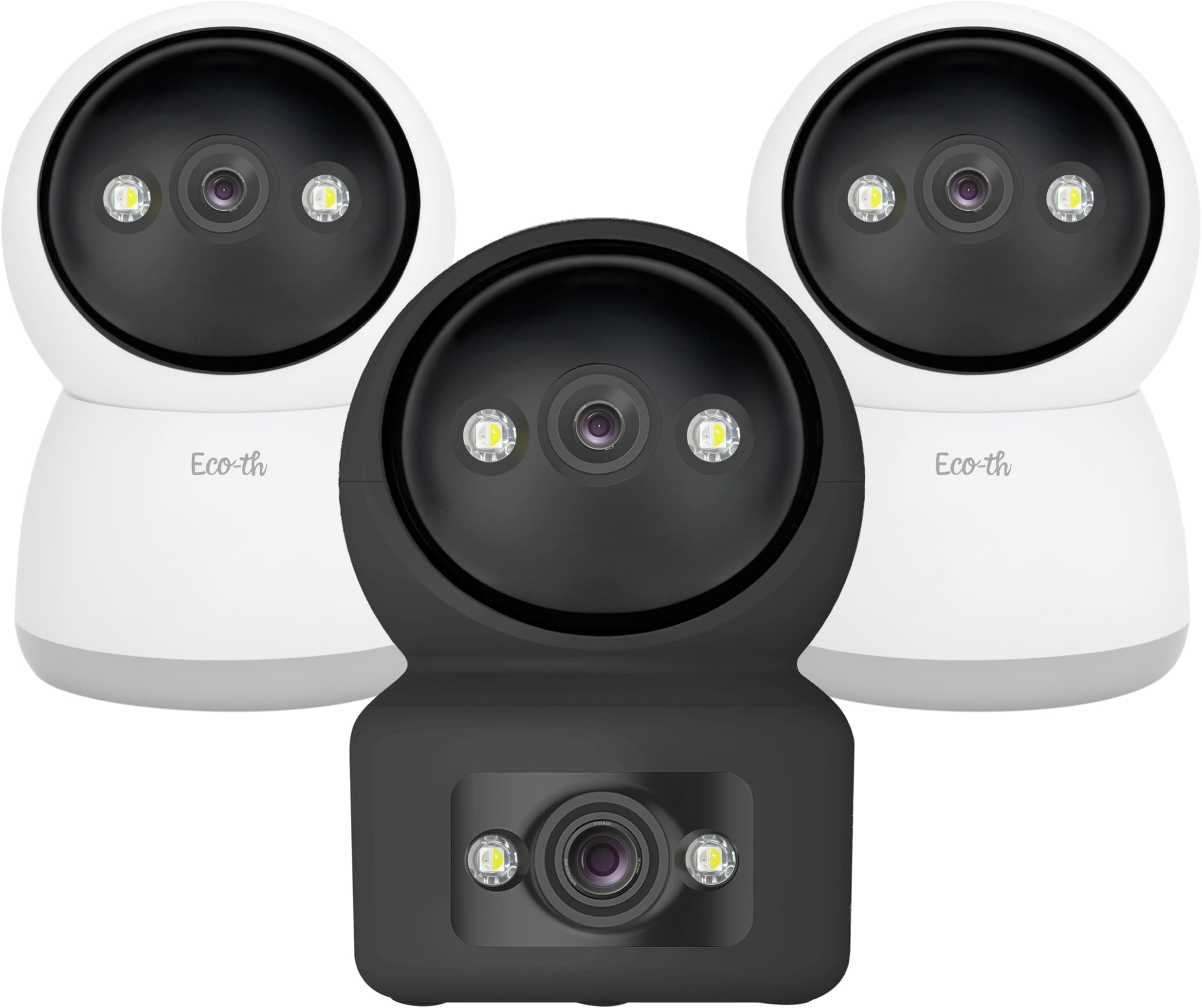 Amazon.com : ECO-TH 3-Pack (1 Dual Lens + 2 Single Lens) Indoor Pan ...