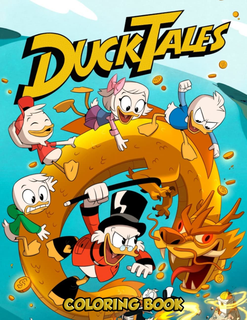 Ducktales Coloring Book An Amazing Coloring Book With Lots ...