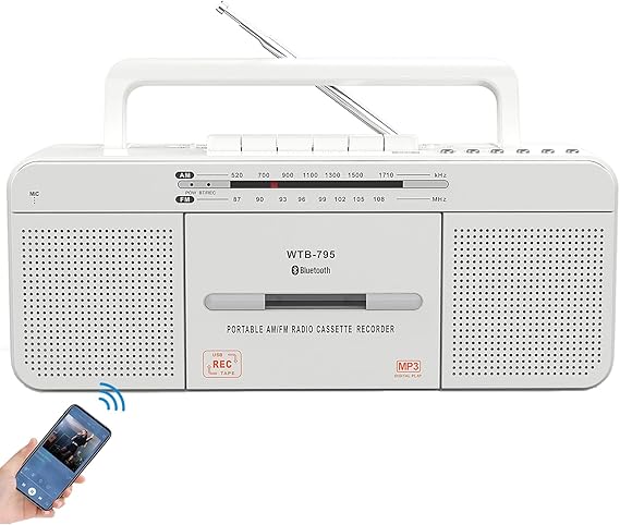 Amazon.com: Cassette Player Recorder, Cassette Tape Player with ...