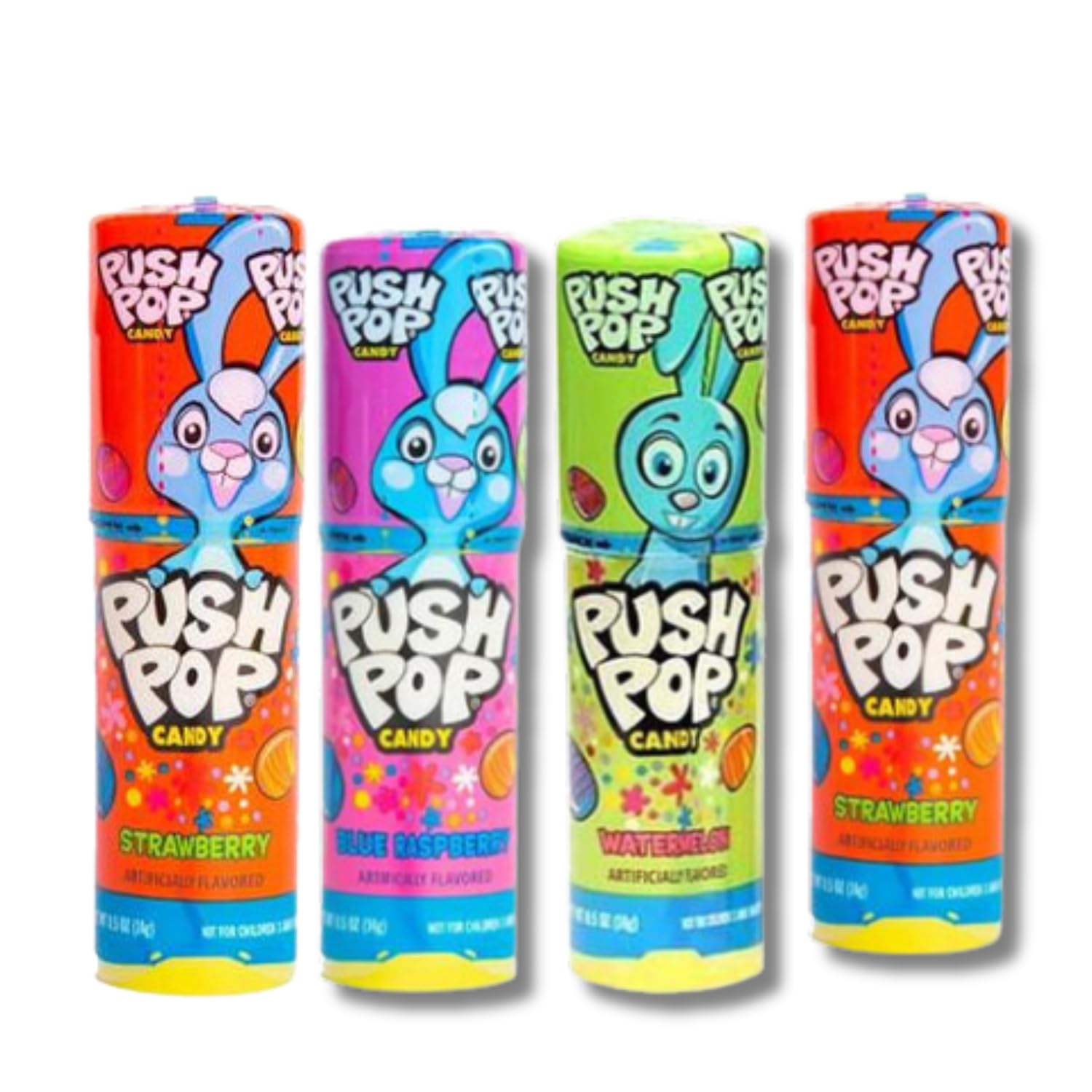 Amazon.com : Easter Push Pops - Pack of 4 - Strawberry, Watermelon ...