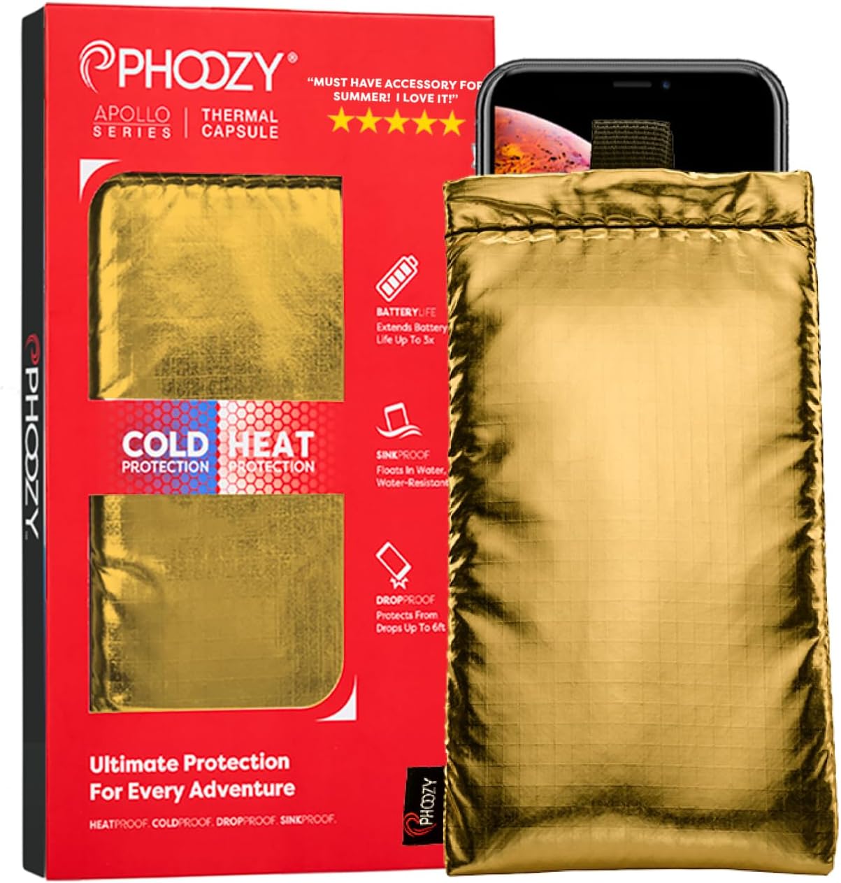 PHOOZY Apollo Series Thermal Phone Pouch - AS SEEN ON Shark Tank ...