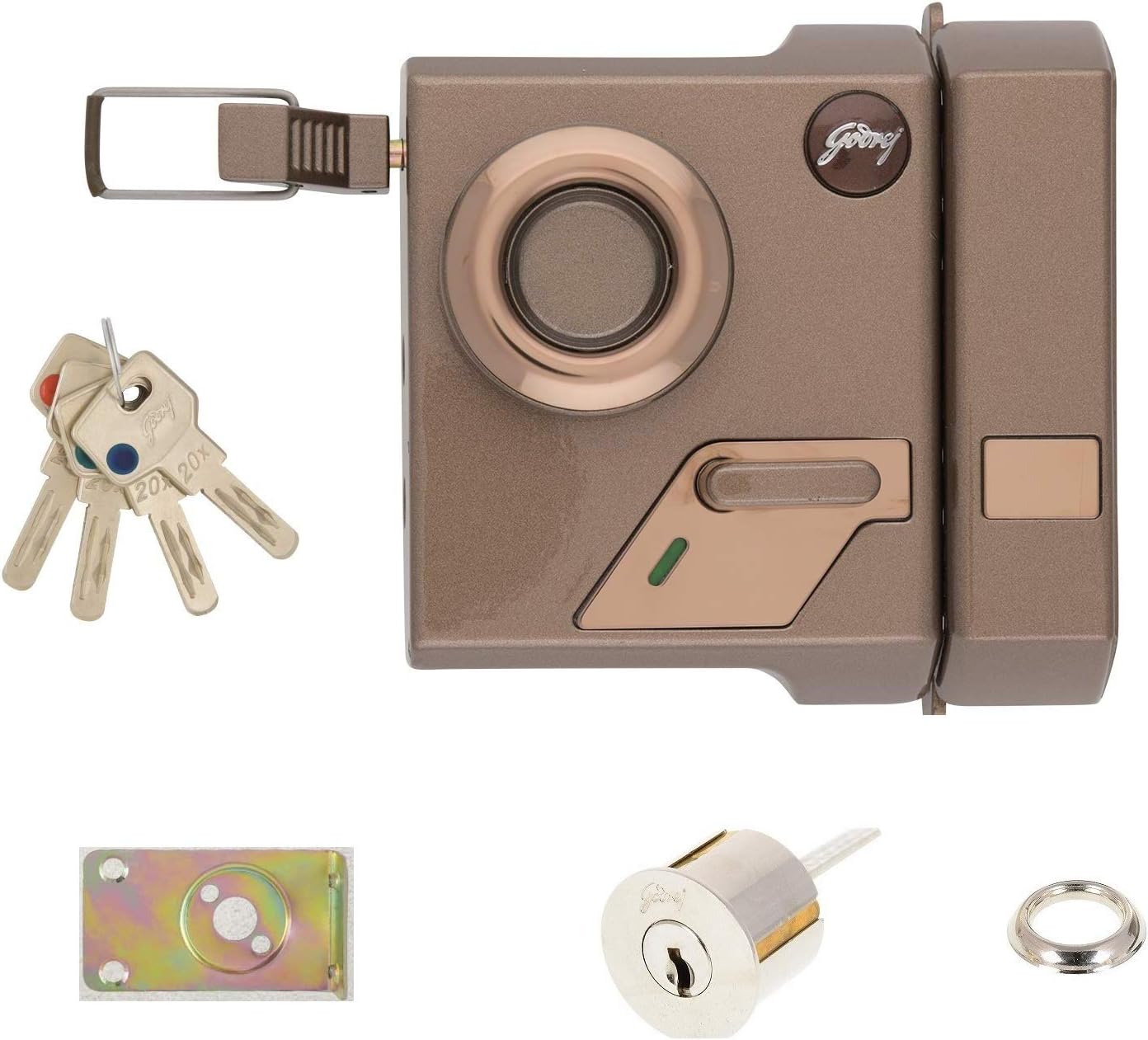 Godrej Advantis Revolution Smart Digital Lock for Wooden Door | 4 in 1 ...