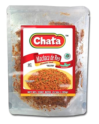 Amazon.com : Chata Machaca de Res Pouch | Savory Shredded Beef | Ready ...