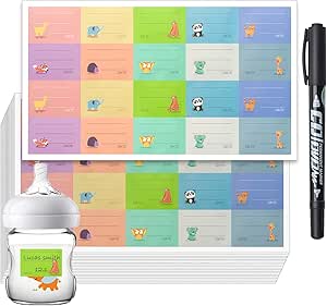 Amazon.com : Waterproof Baby Bottle Label for Daycare Supplies,400PCS ...
