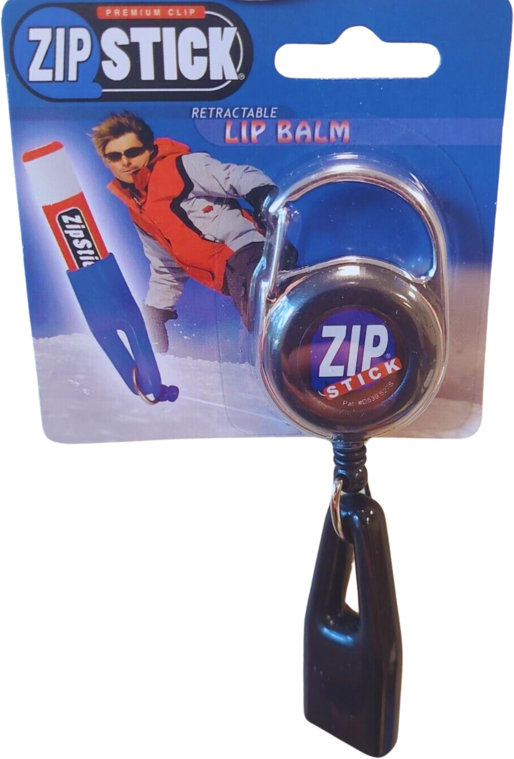Amazon.com : ZIP Stick - Black Clip-On Retractable Lip Balm Holder ...