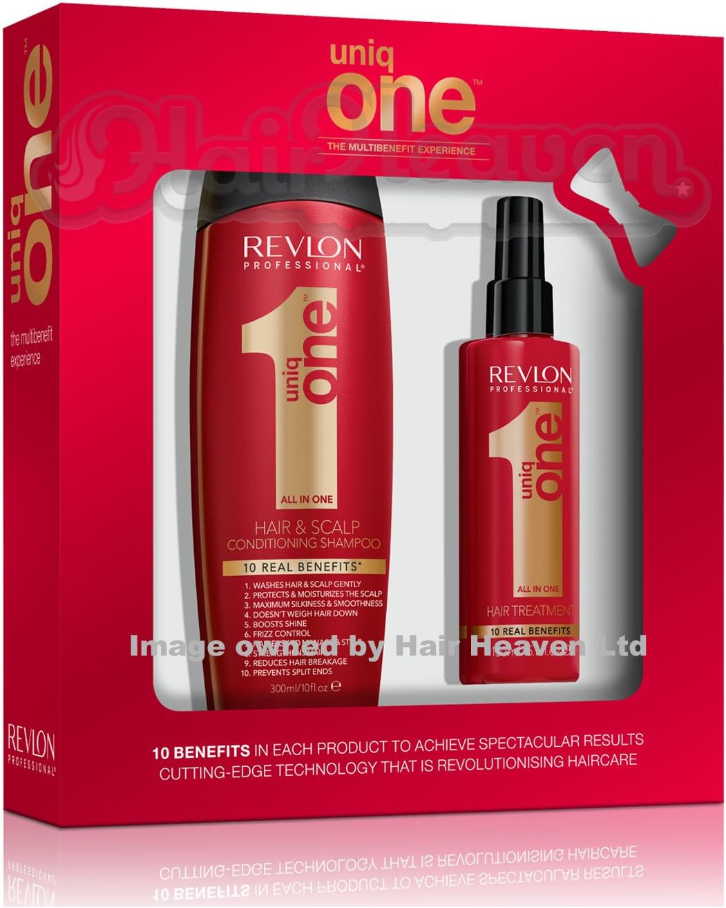 Revlon Uniq 1 All in One Shampoo 300ml and Hair Treatment 150ml Gift ...