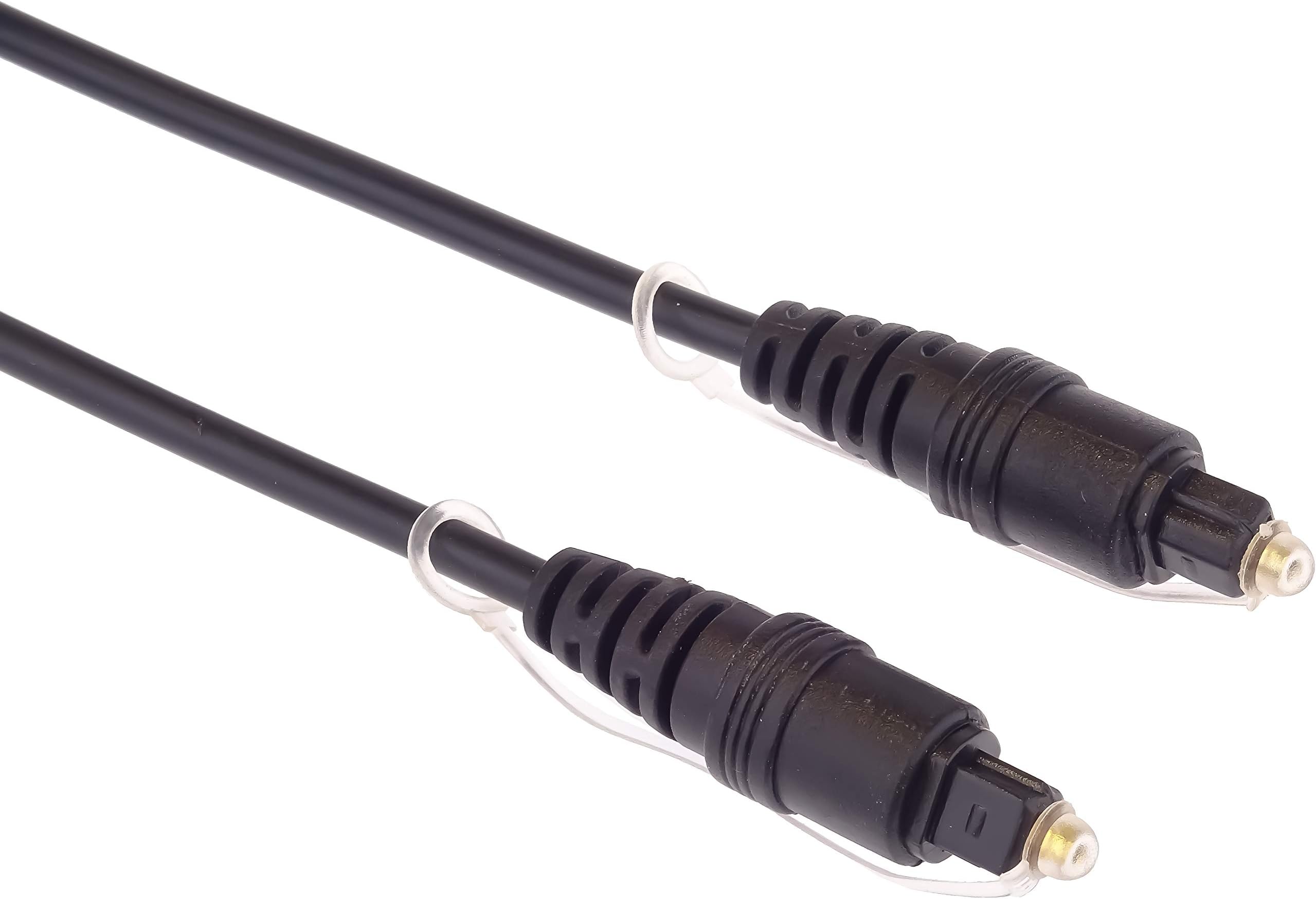 Amazon Basics - Cable óptico de audio digital Toslink (1 m), para ...