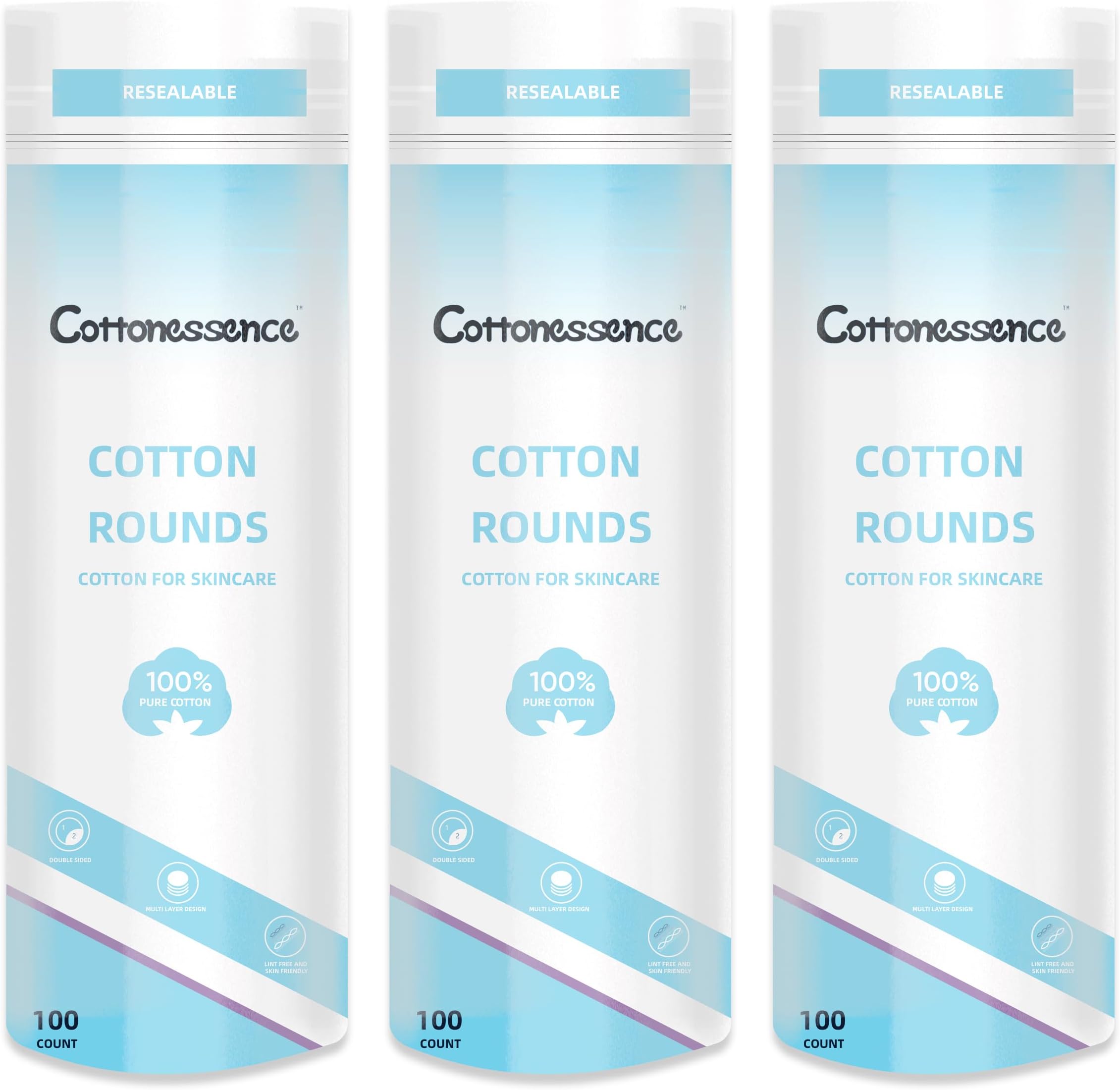 Amazon.com: Q-tips Beauty Luxe Cotton Rounds 80 Count 2-Pack ...