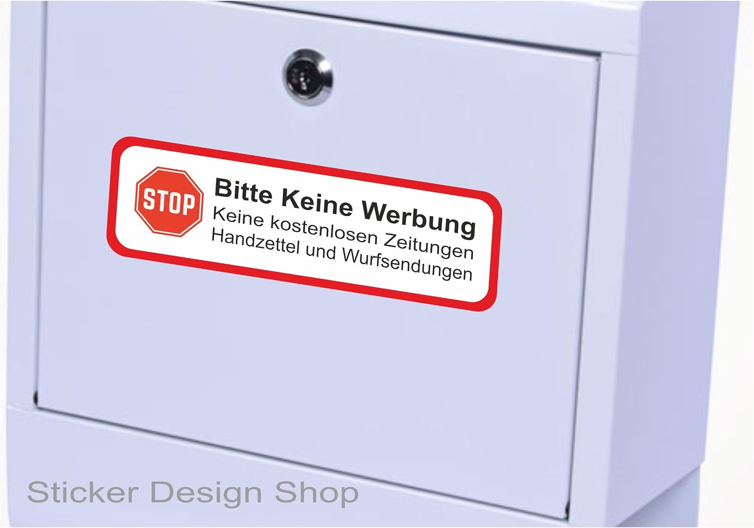Schild Fur Briefkasten Keine Werbung