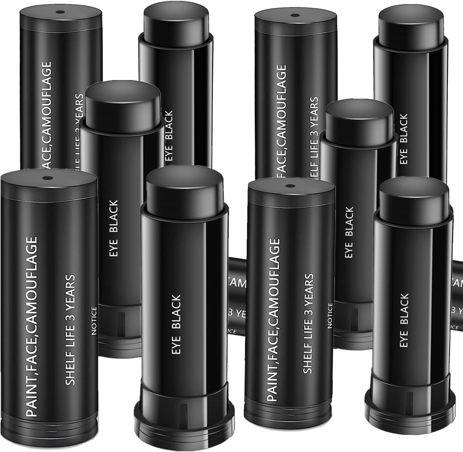 Amazon.com: Go Ho 12 PCS Eye Black Sticks for Sports,Easy to Color ...
