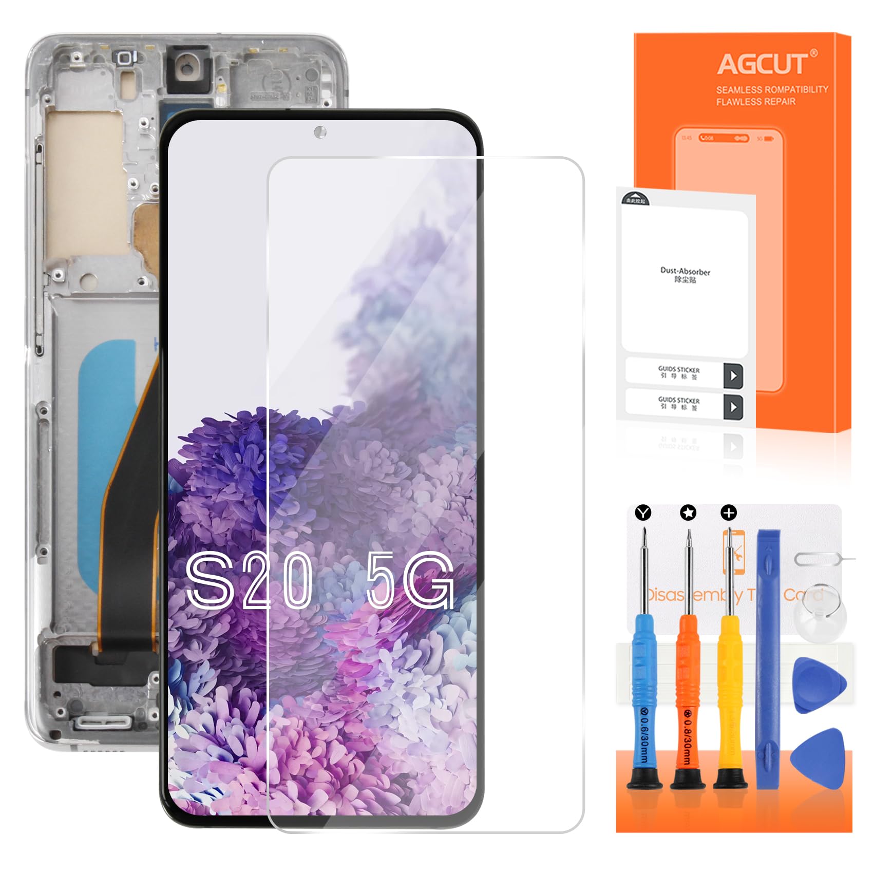 Amazon.com: INCELL for Samsung Galaxy S20 5G Screen Replacement S20 5G ...