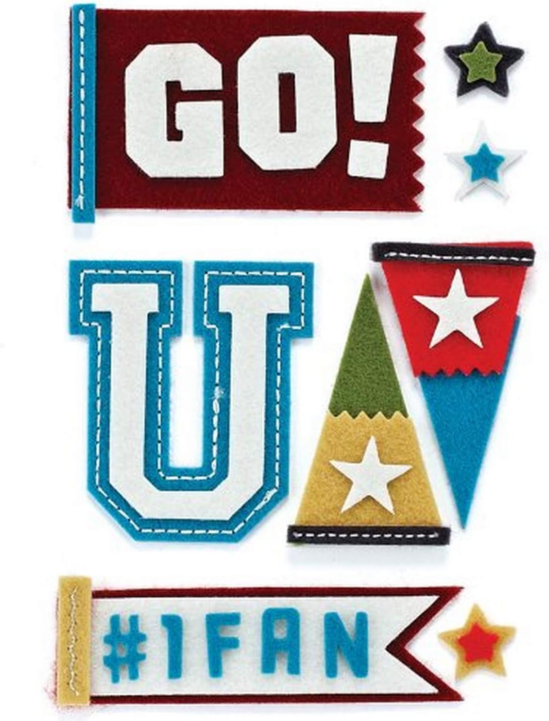 Amazon.com: BasicGrey Oxford Woolies Felt Stickers : Arts, Crafts & Sewing