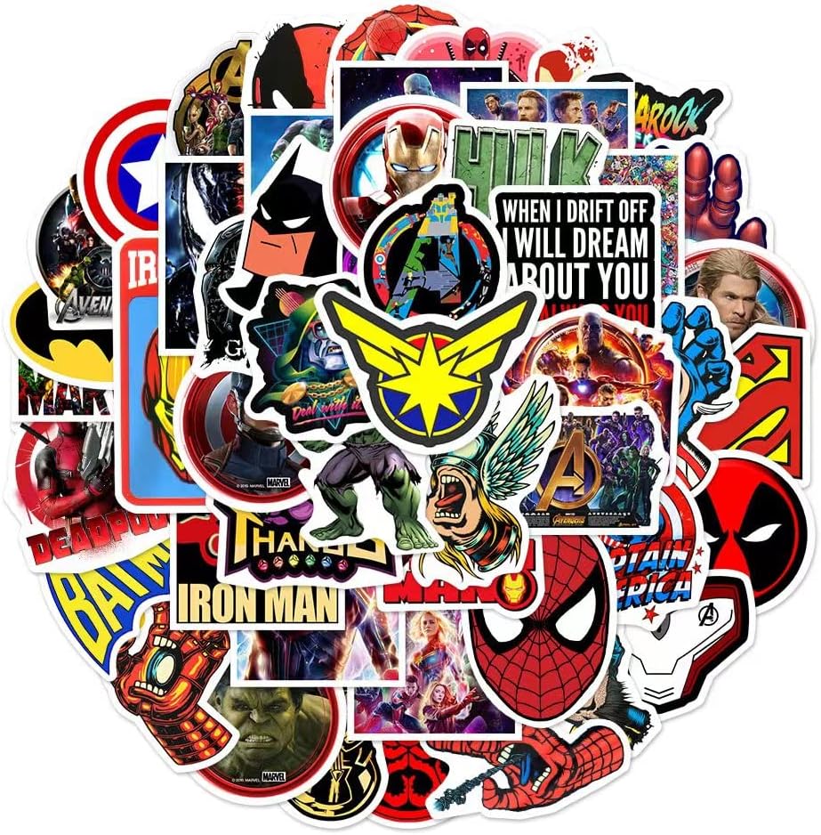 Amazon.com: 50pcs Exquisite Waterproof Stickers - Multipurpose for ...