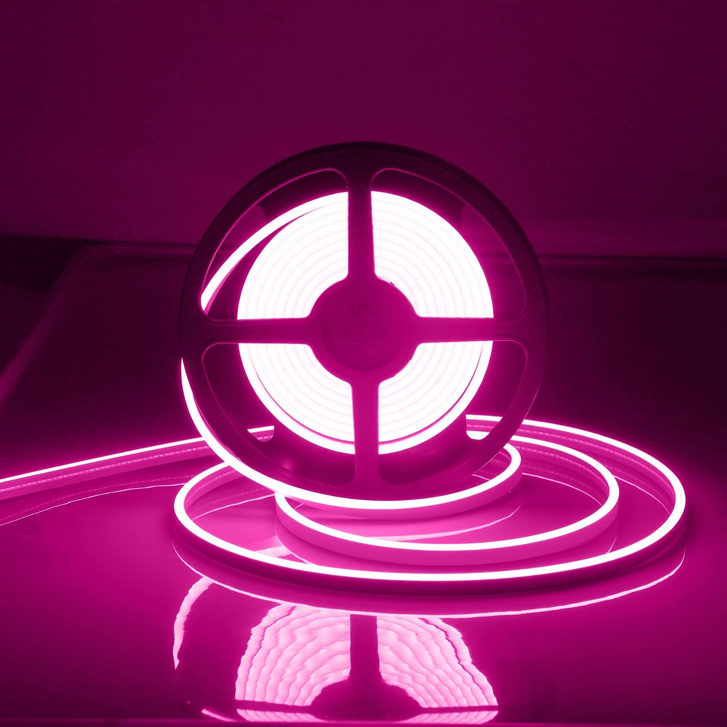 Amazon.com: OWOFYDR Neon LED Strip Lights Pink 16.4FT/5M 12V DC ...