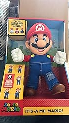 Amazon.com: Super Mario It's-A Me, Mario! Collectible Action Figure ...