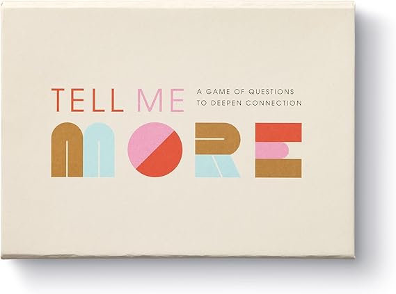 Amazon.com: Tell Me More: A Conversation Starter Game of Questions to ...