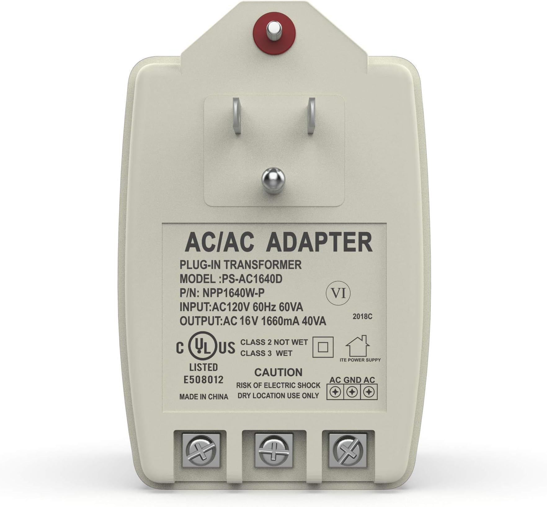 Amazon.com : BOSCH SECURITY VIDEO TR1850 Transformer 18 VAC, 50VA for ...