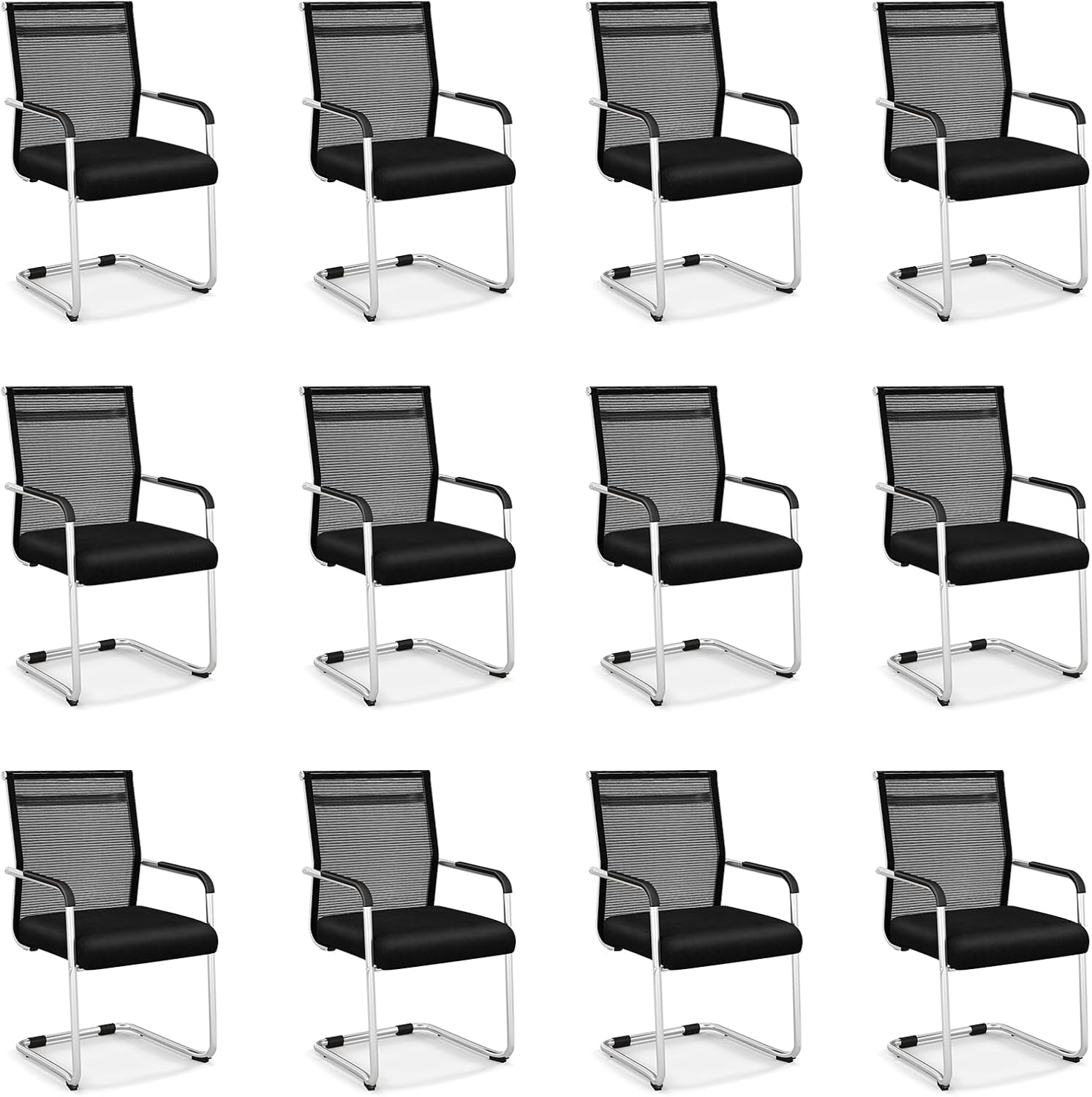 Amazon.com: Giantex Waiting Room Chairs, Office Guest Chairs Set of 12 ...