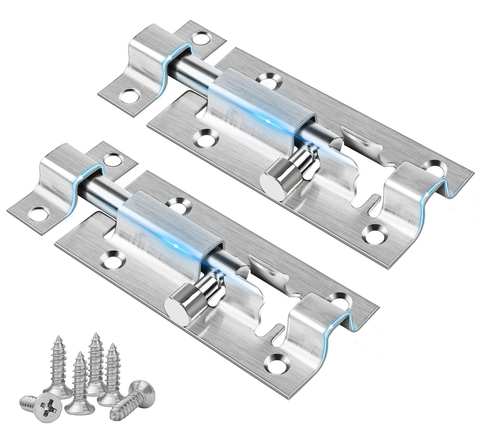 Bolt Latches TRIXES Slide Bolt Lock 75mm *All Colours* NEW Bathroom ...