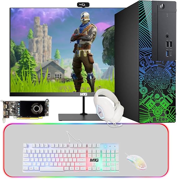 Amazon.com: Lumos 8 Gaming Desktop PC, Intel Core i5 7th Gen, 16GB RAM ...
