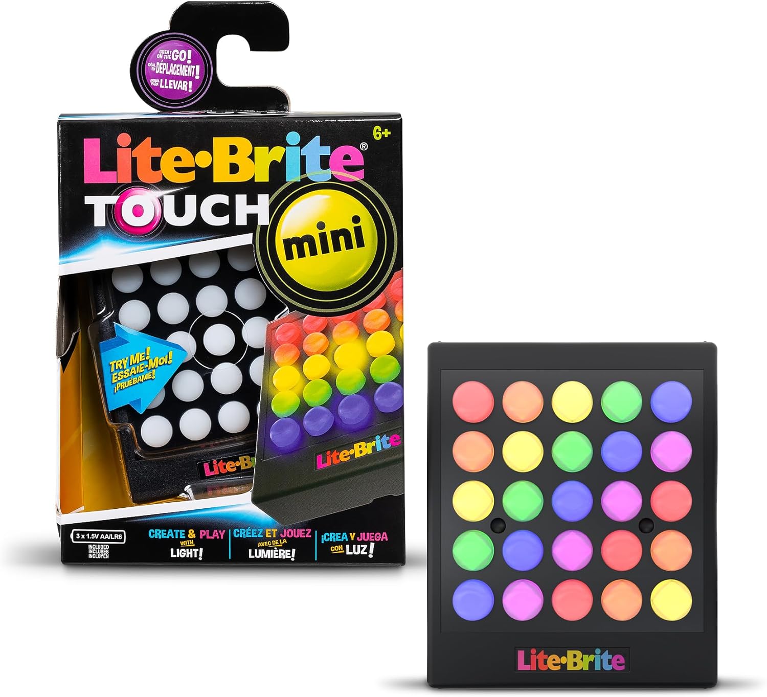 Amazon.com: Lite Brite Mini Touch, Create Art with Light, Enhances ...