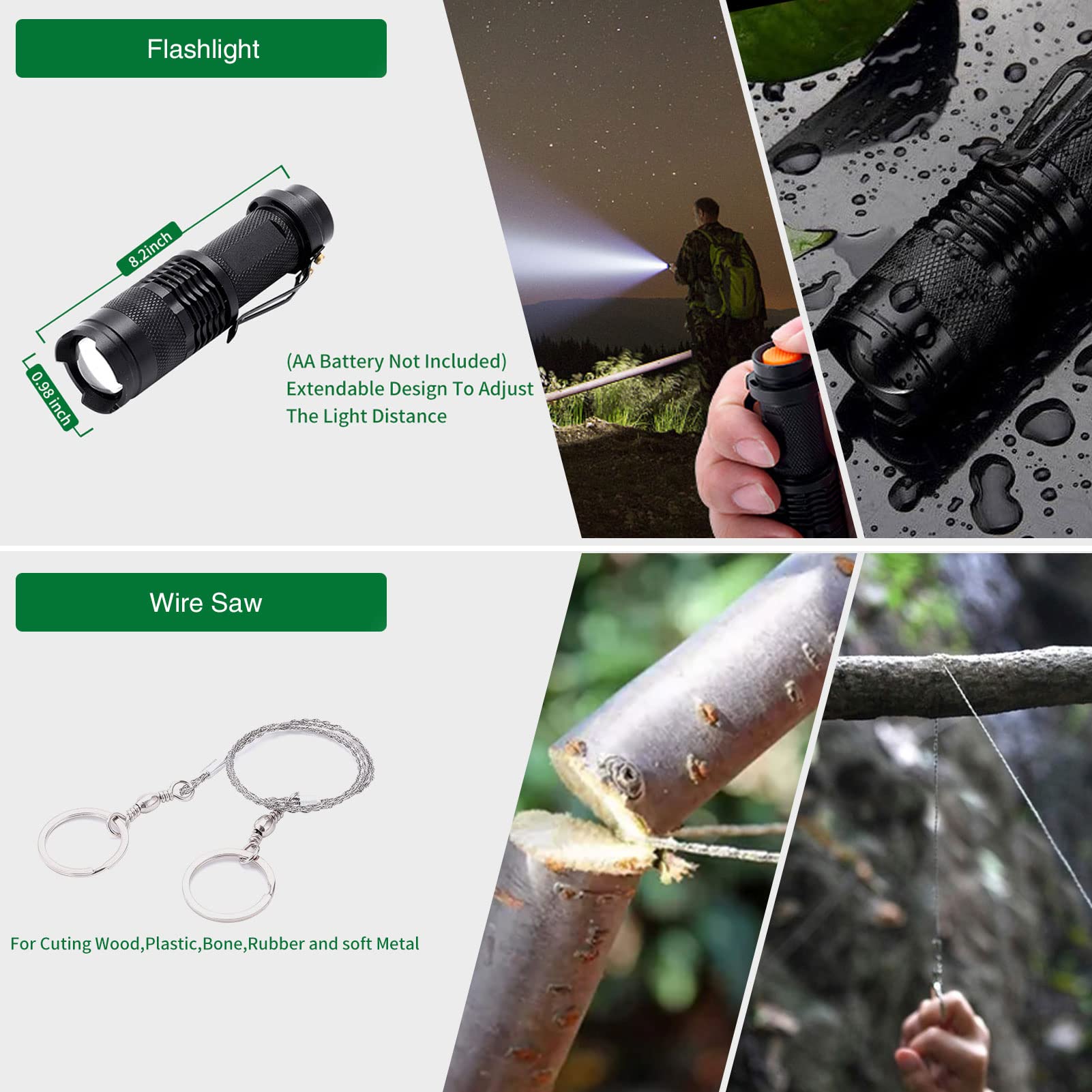 Snapklik.com : For Him, Survival Kit 12 In 1, Survival Tools Cool ...