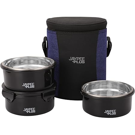 Buy Jaypee Plus Microplus 3 Container (400+400+400) ml Insulated Lunch ...