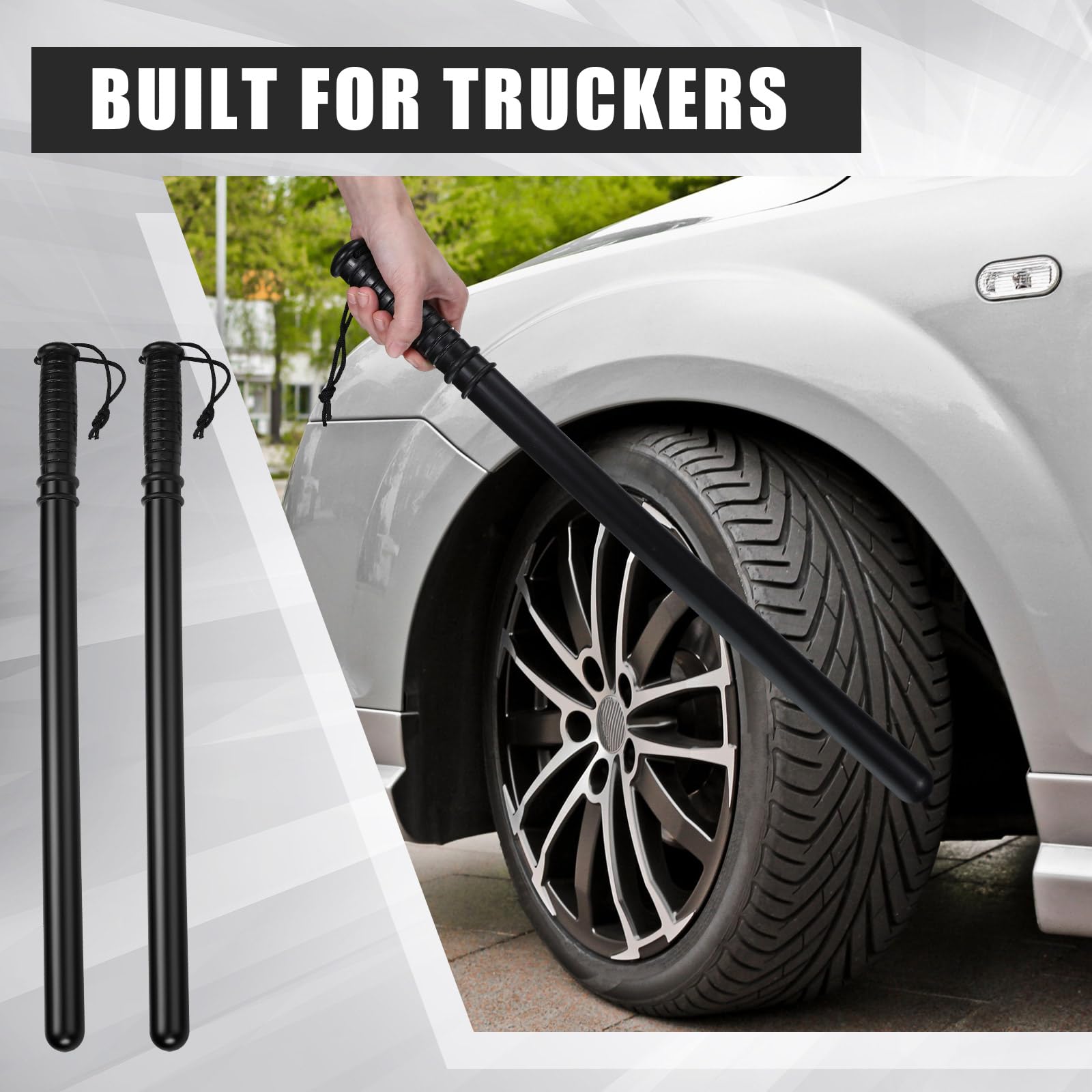 DaisyInner 2 Pcs 21 Inch Tire Thumper Tire Knocker for Checking Trucker ...